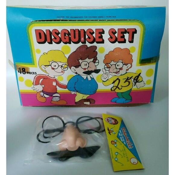 Unbranded | Toys | 96s Dime Store Kids Plastic Disguise Set Fake Nose ...
